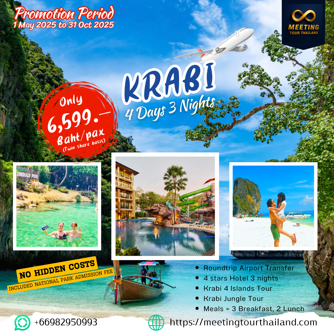 Krabi 4D3N Getaway – Island Hopping & Jungle Adventure